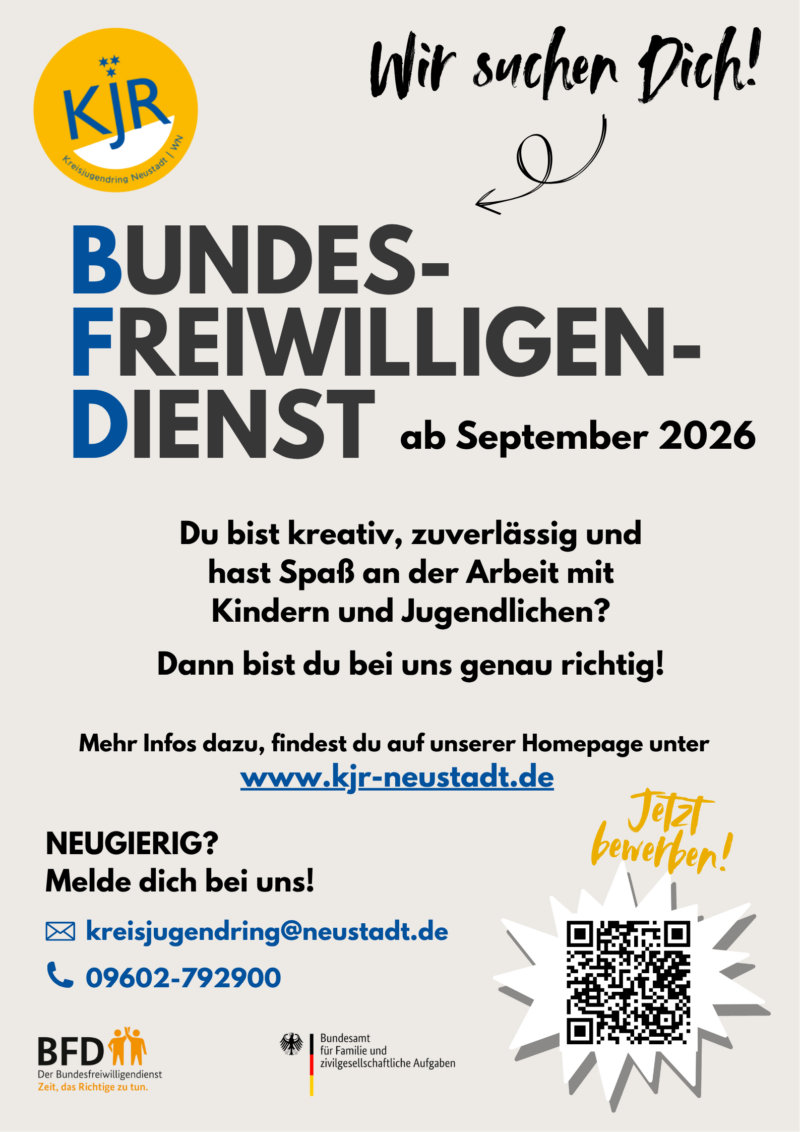 Wir suchen Dich! - Kreisjugendring Neustadt a.d. Waldnaab